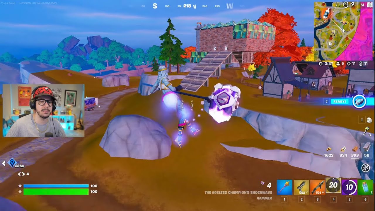 I Built Typical Gamer A Luxury House In Fortnite! - YouTube