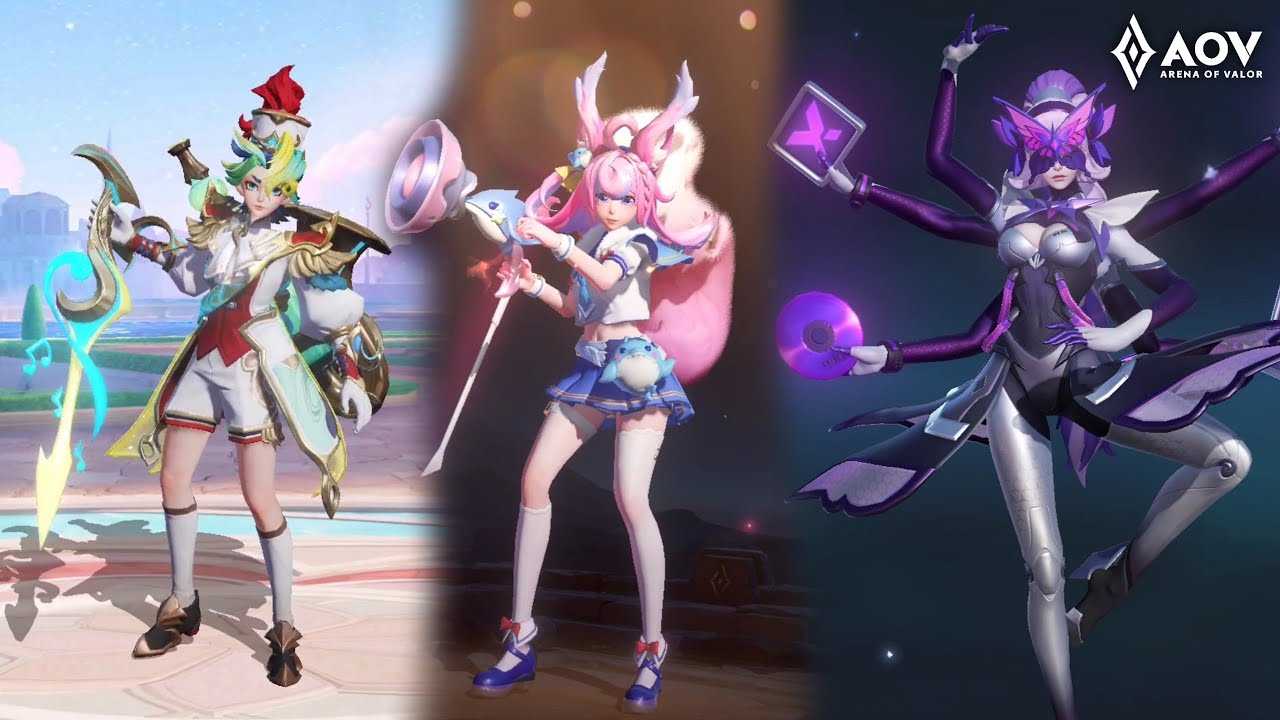 AOV NEW SKIN YAN, AYA, KAHLII - ARENA OF VALOR - YouTube