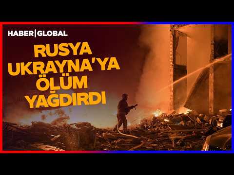 Rusya Kiev'e Ölüm Yağdırdı! Gece Yarısı Orası Patladı