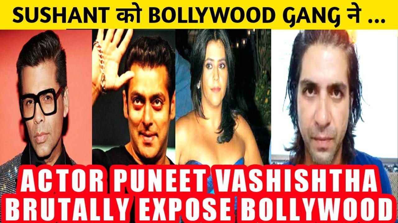 Bollywood Exposed by Puneet Vashist | Support Sushant Singh Rajput ...