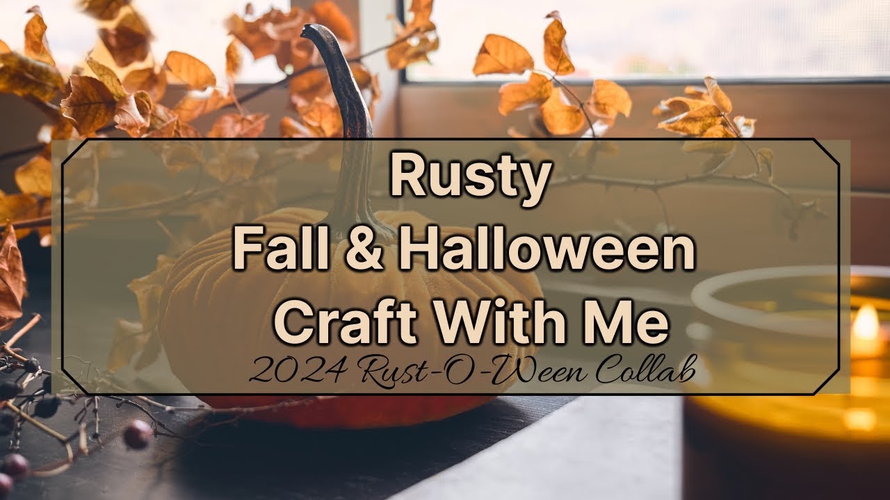 Spooky Halloween Rust Decor Upcycle Idea - YouTube