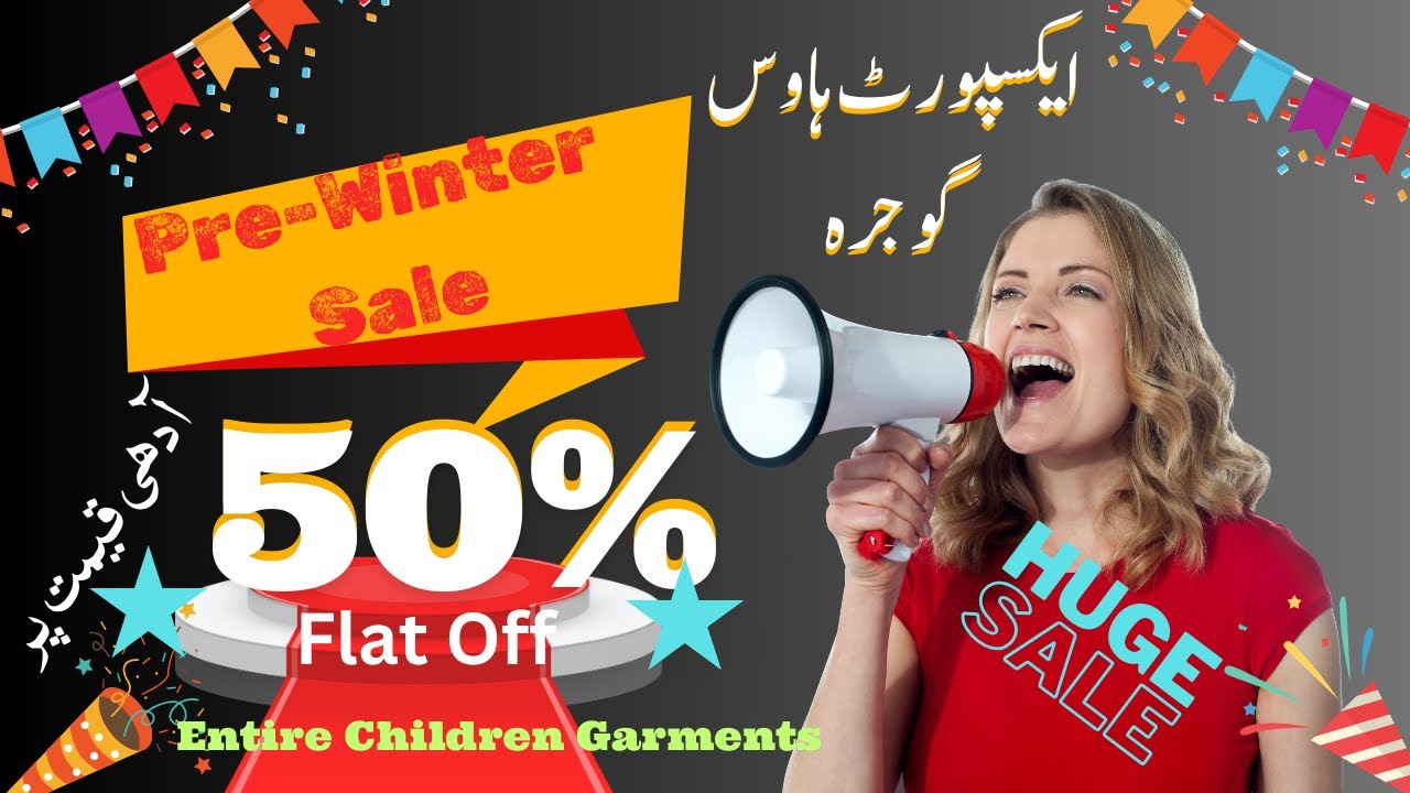 Pre Winter Sale 2024- Flat 50% Off - YouTube