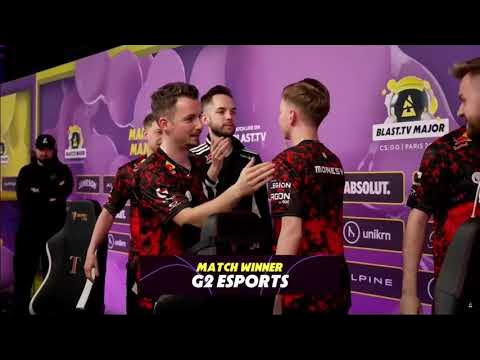 G2 winning moment vs Apeks at Blast Paris Major 2023 - YouTube