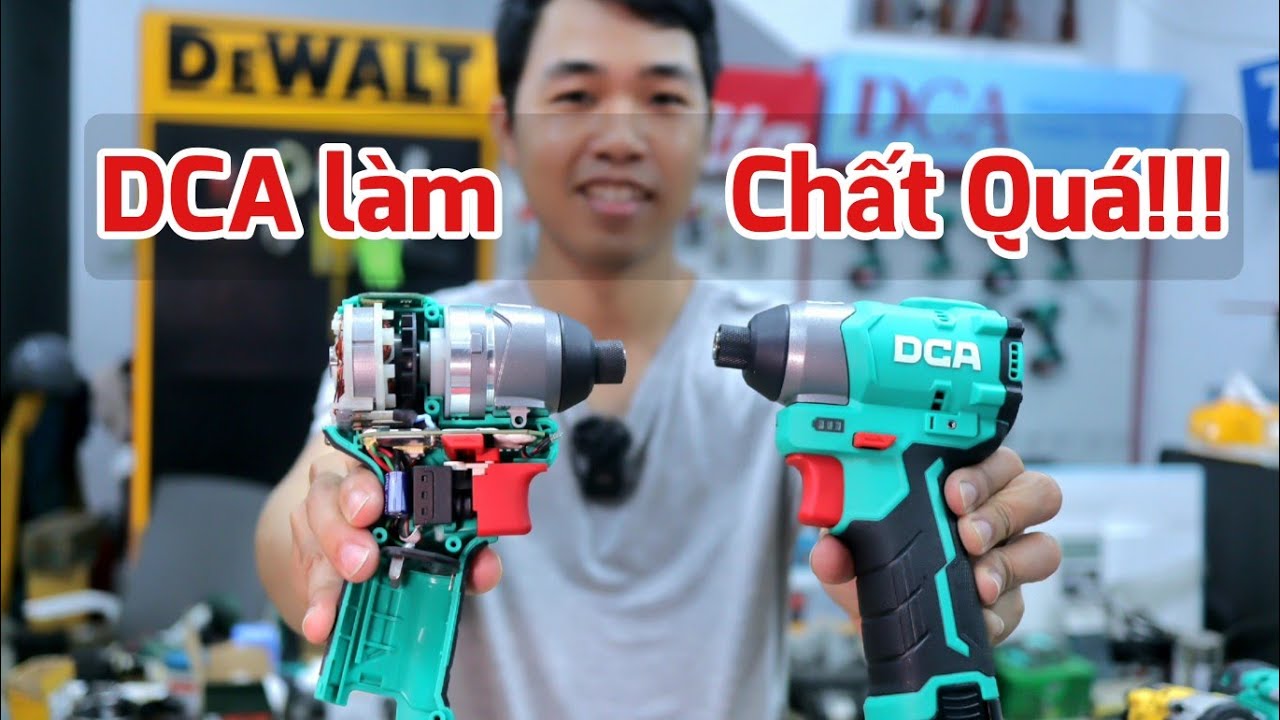 Bung máy vặn vít DCA 12v ADPL04-8 Kiểm tra chất lượng thế nào??? - YouTube