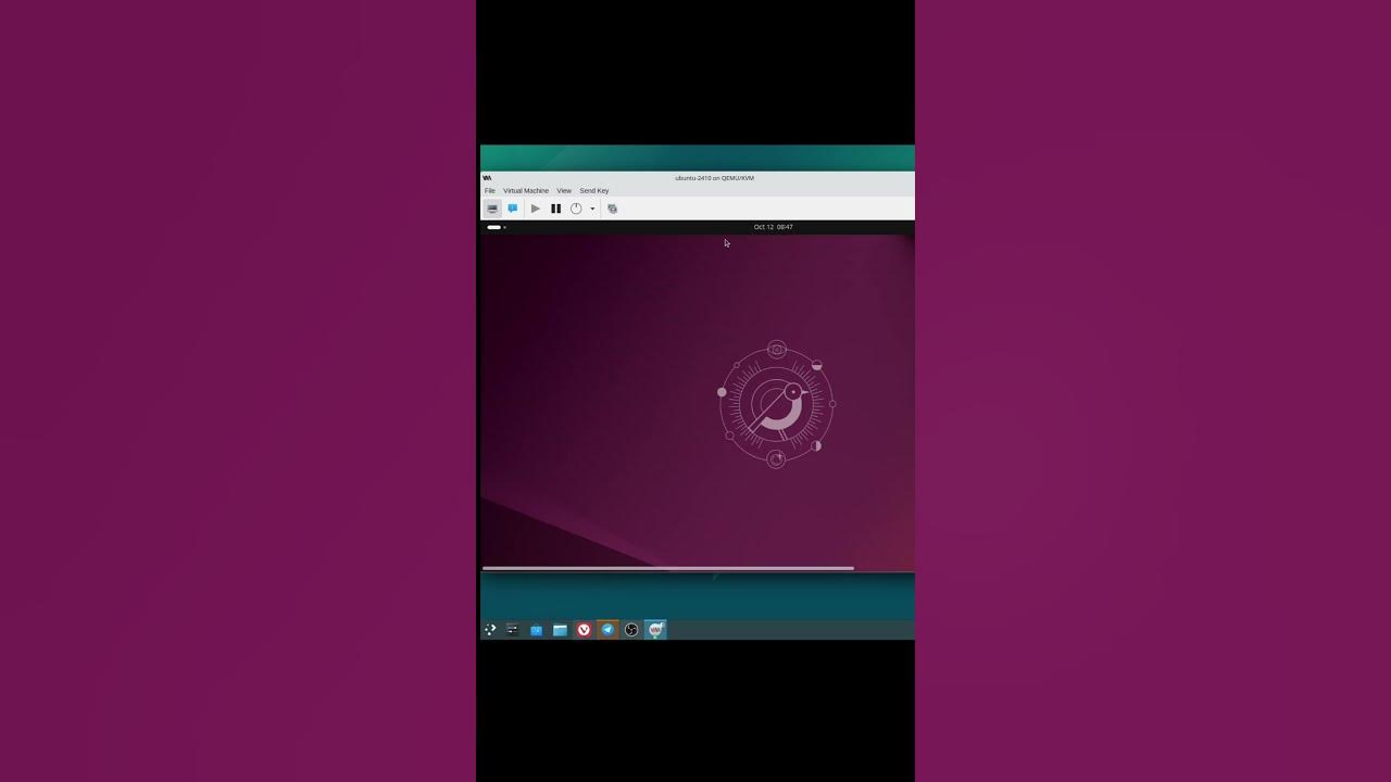 Start installing Ubuntu 24.10 on qemu+kvm via virt-manager on Debian 12 #ubuntu - YouTube