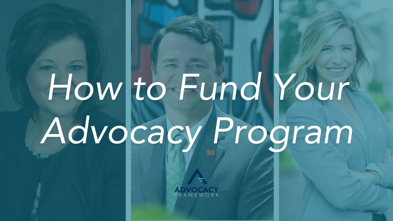 How to Fund Your Advocacy Program - Even Before You Build It - YouTube