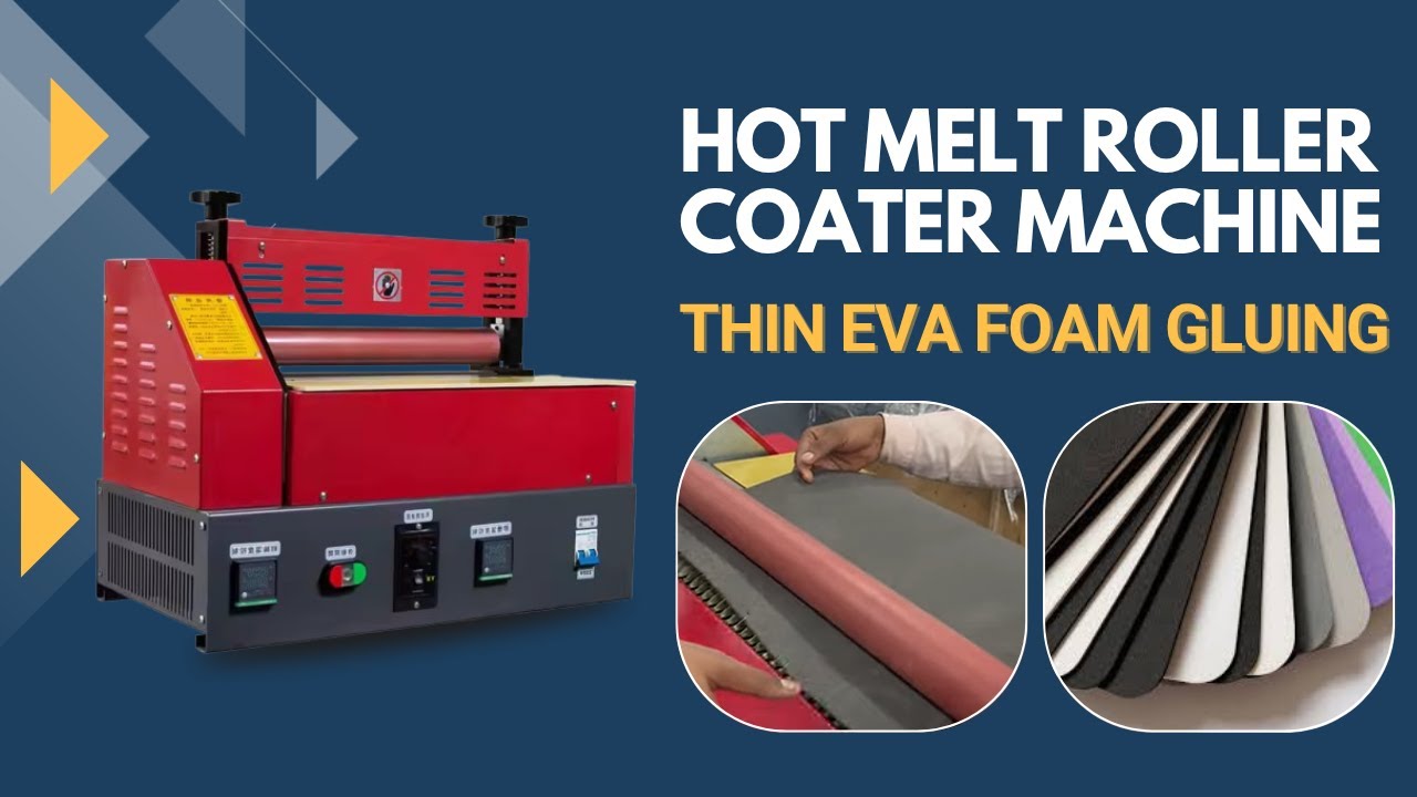 Hot Melt Roller Coater Machine | +91 9877722548 | #hotmeltglue # ...