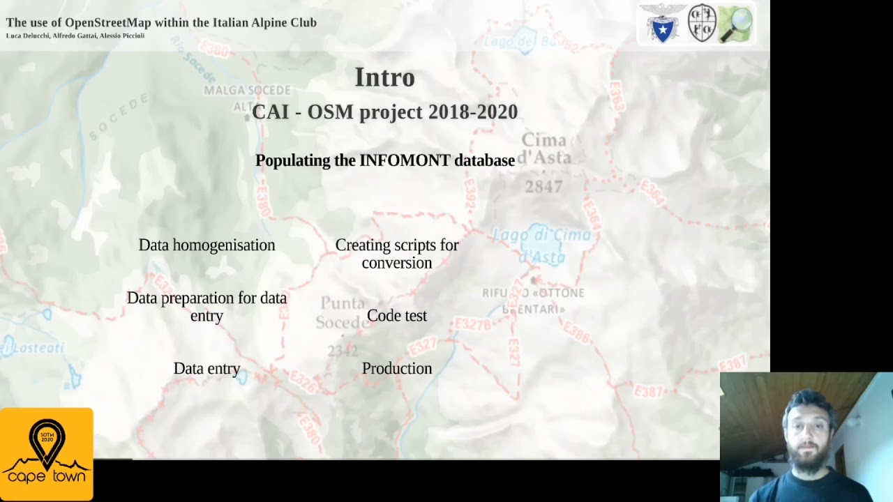 2020: The use of OpenStreetMap within the Italian Alpine Club - YouTube