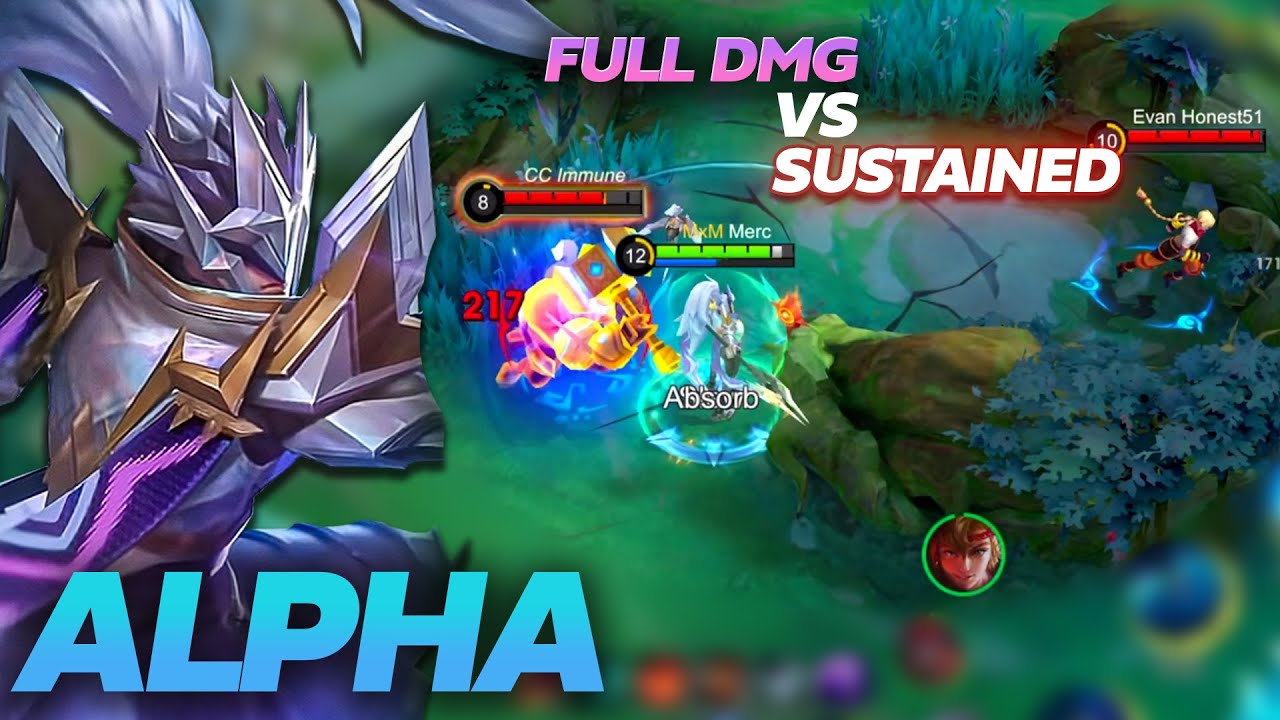 Alpha Full Damage Build or Sustained Build? | Alpha Full Gameplay | Stream Highlights - YouTube