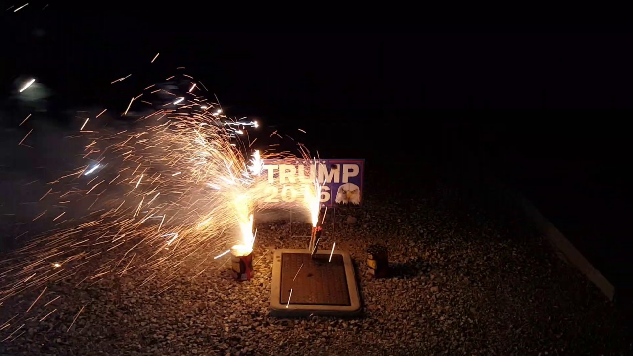 My Donald Trump Fireworks Celebration 2016!!! - YouTube