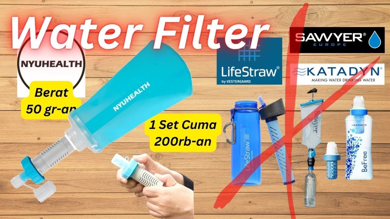 Botol Water Filter Nyuhealth Bisa Langsung Minum - YouTube