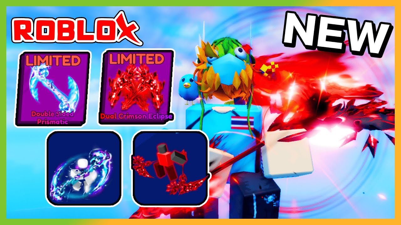 ดาบใหม่มีท่าฟรี Crimson / Prismatic 🩸 | Roblox Blade Ball - YouTube