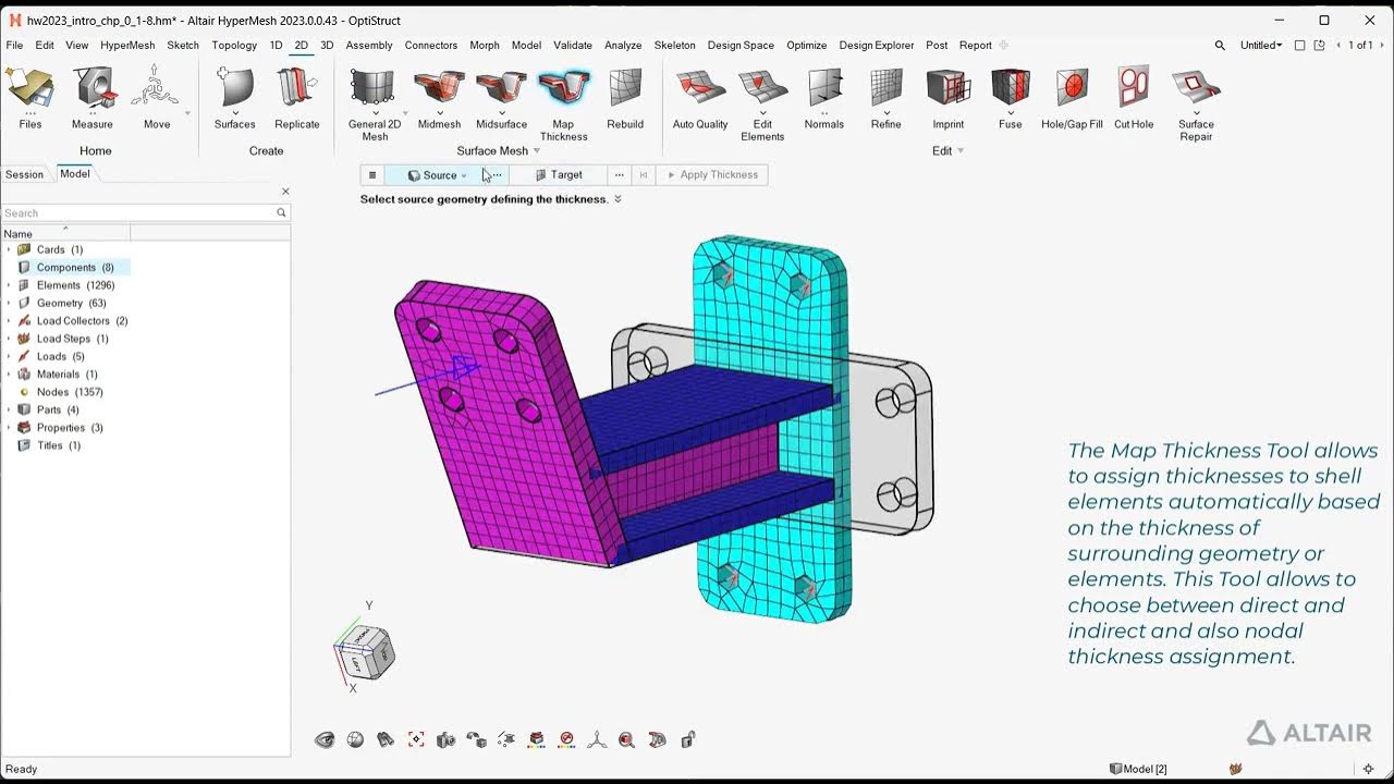 HyperMesh 2023 - Tips and Tricks - Organizing the Model - YouTube