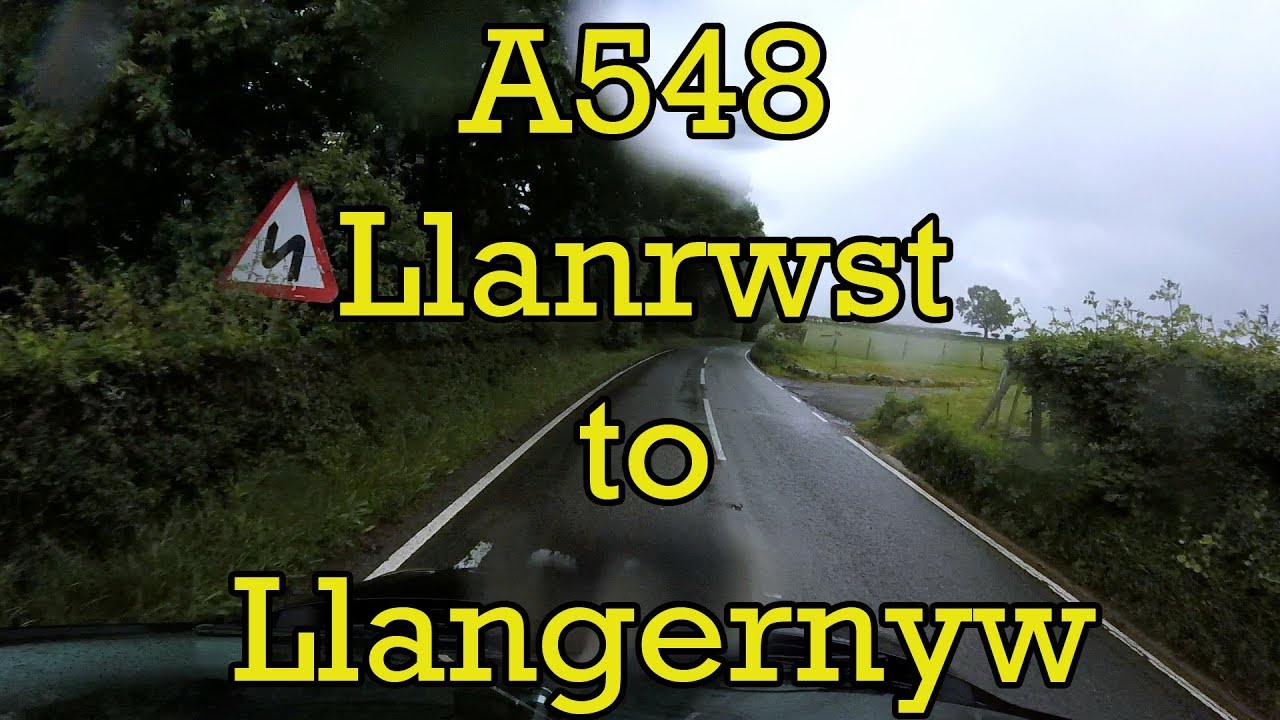 Llanrwst to Llangernyw (A548) - The Best Driving Road in Wales? - YouTube