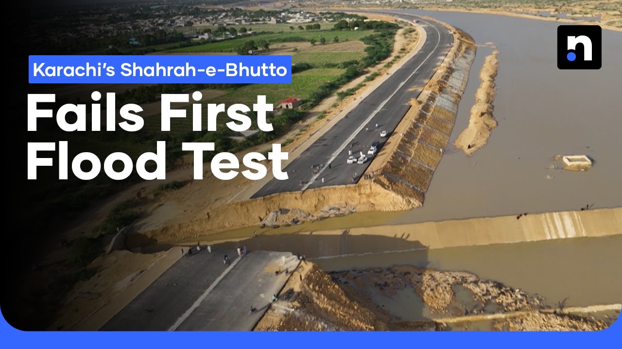 Karachi Flood Disaster: Shahrah-e-Bhutto Collapse Raises Questions ...