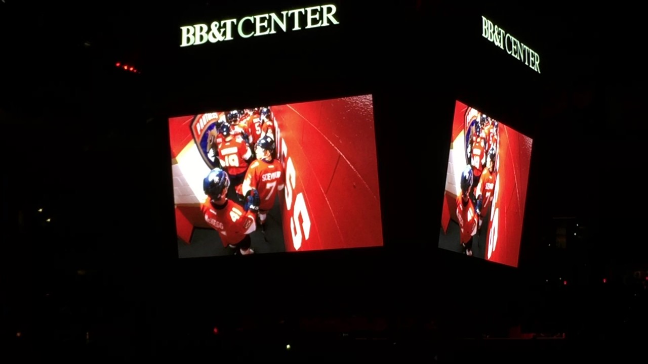 Florida Panthers Intro vs. San Jose Sharks - YouTube