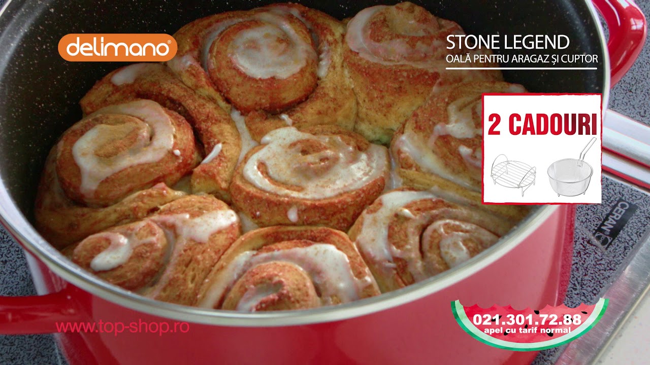 Delimano Stone Legend Cook'N'Bake - Reducerile Verii! - YouTube