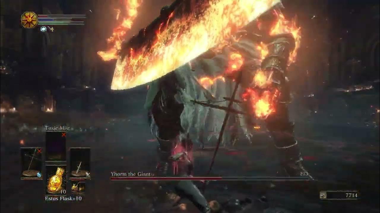 DS3 Yhorm Broken Straight Sword NG+3 SL1 - YouTube