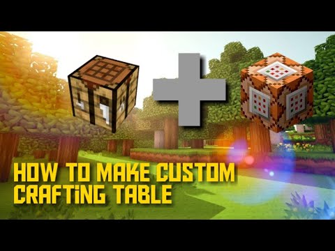 //How to make Custom Crafting Table [Tutorial] - YouTube