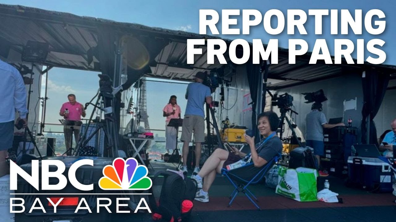 A day in the life of what it's like covering the Paris Olympics for NBC ...