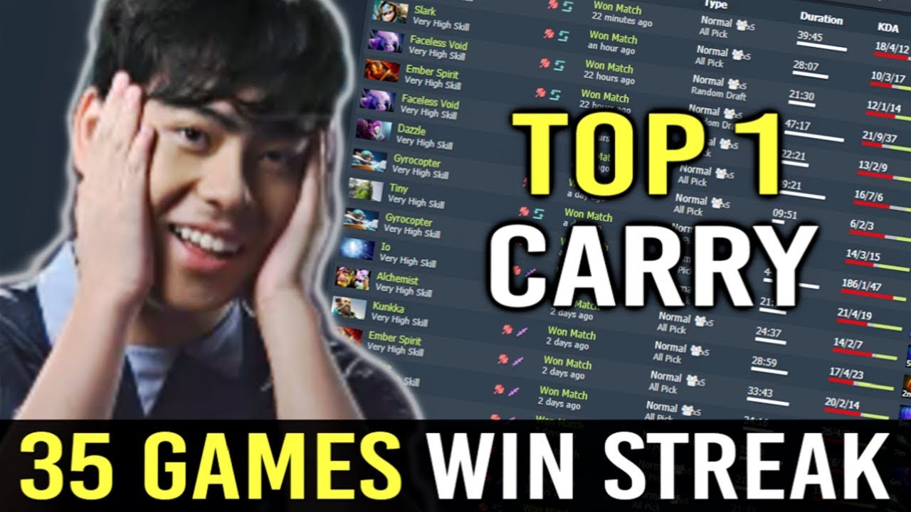 Ana 35 GAMES WIN STREAK - This Happens When MVP TI9 Winner Plays Party ...