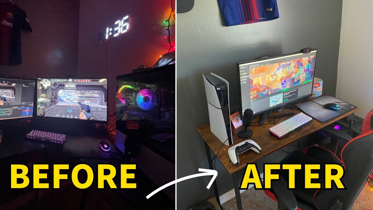 My Simple and Budget Friendly Gaming Setup In 2024 - YouTube