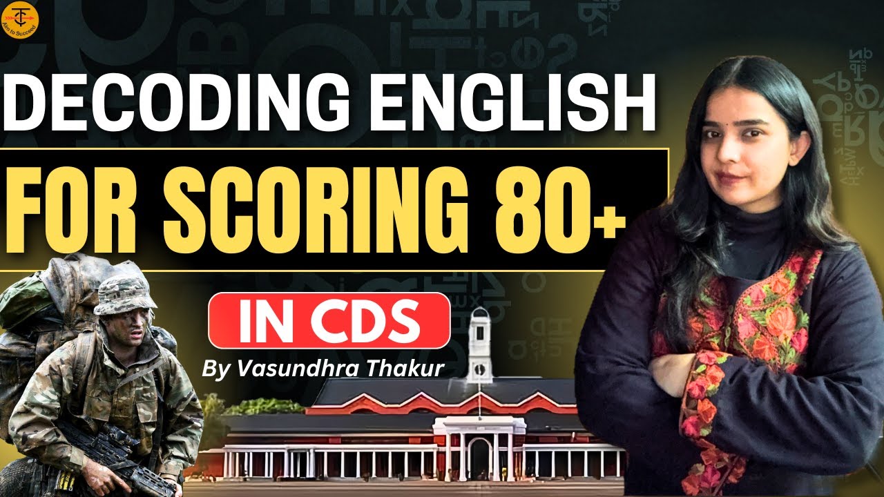 DECODING ENGLISH FOR 80 +TakshilaClasses. CDS/CAPF/NDA/AFCAT. - YouTube
