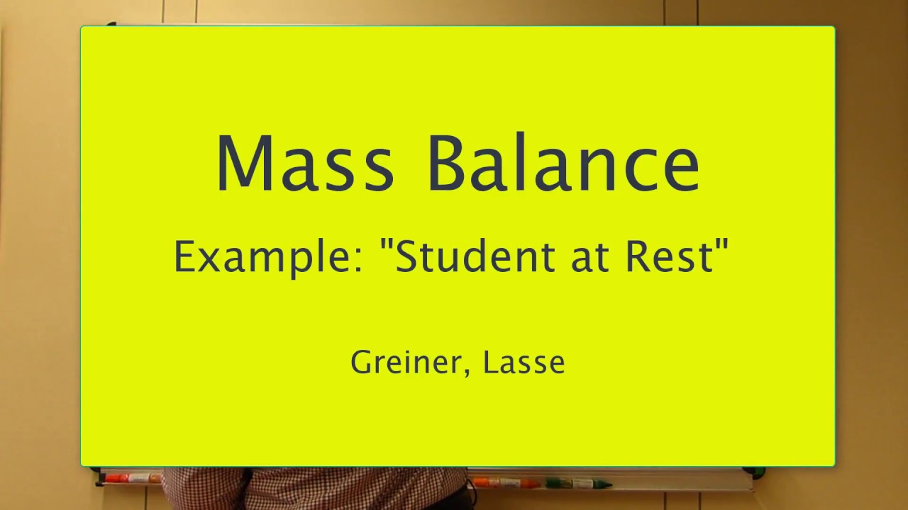 Mass Balance Example - YouTube