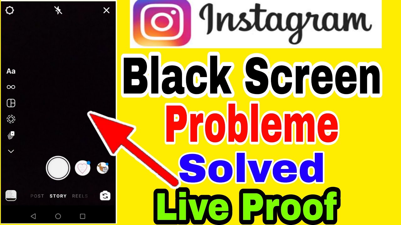 How To Fix Instagram Probleme Black Screen instagram Story Black Screen how-to-fix-instagram-probleme-black-screen-instagram-story-black-screen