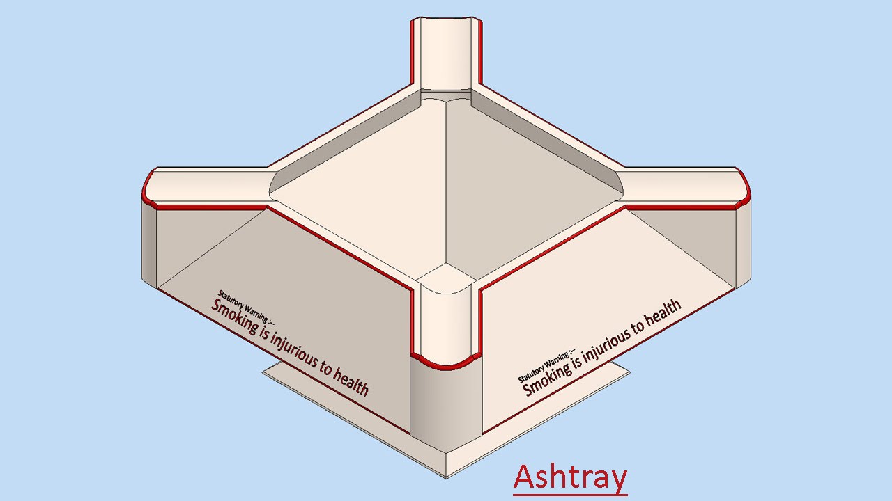 Ashtray (New Design) - Video Tutorial (SolidWorks) - YouTube