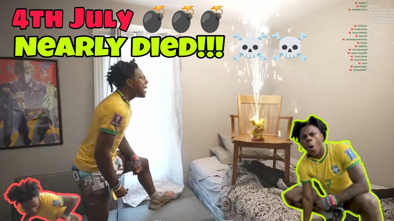 @IShowSpeed Nearly died celebrating the 4th of July. - YouTube