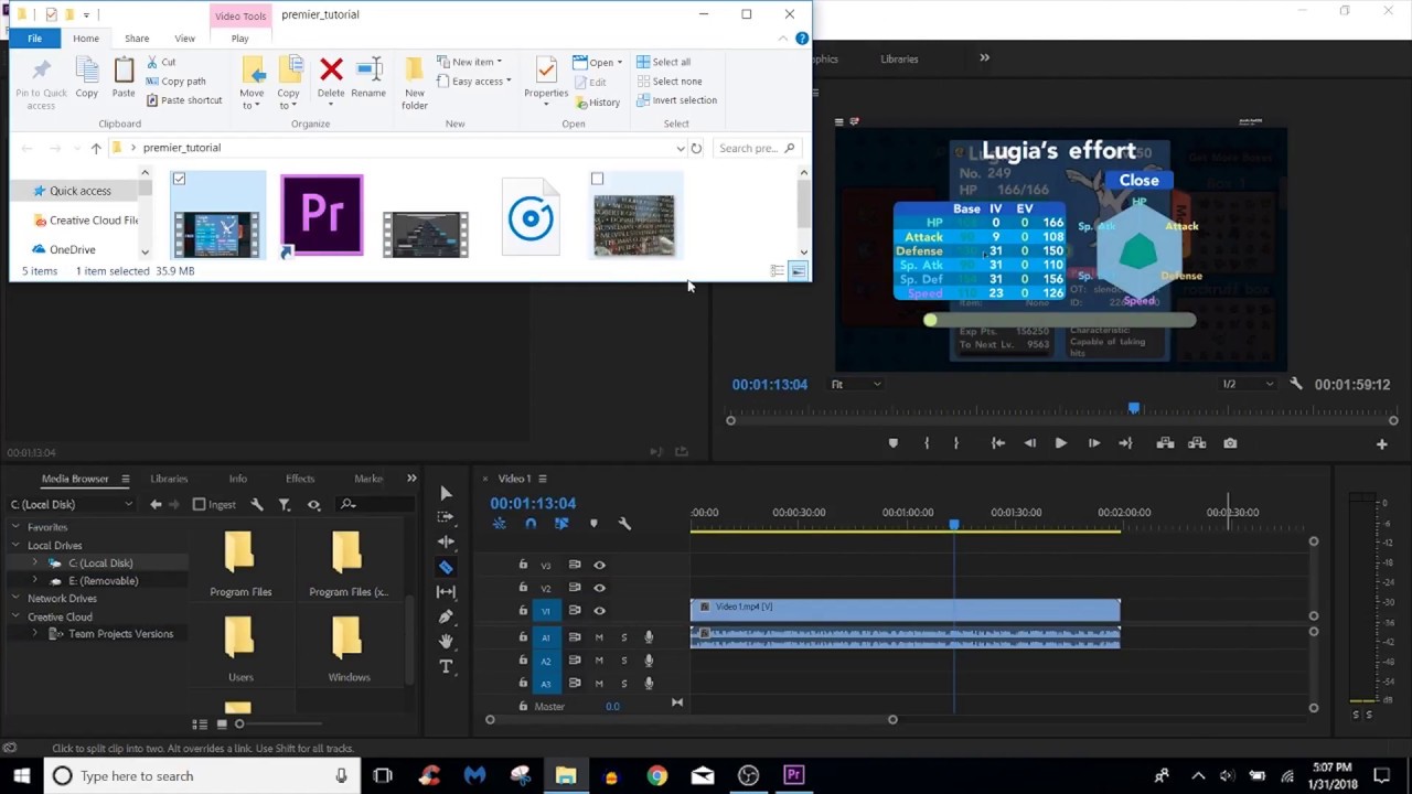 Tutorial Series_Premier Basics - YouTube