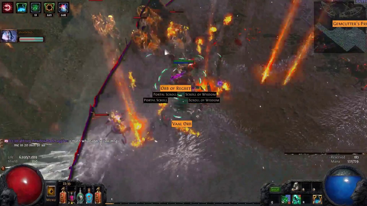 ~2.5~ POE ~tier 14 ~ (afk Autocast) BERSERKER Feat. Necromancer ! - YouTube