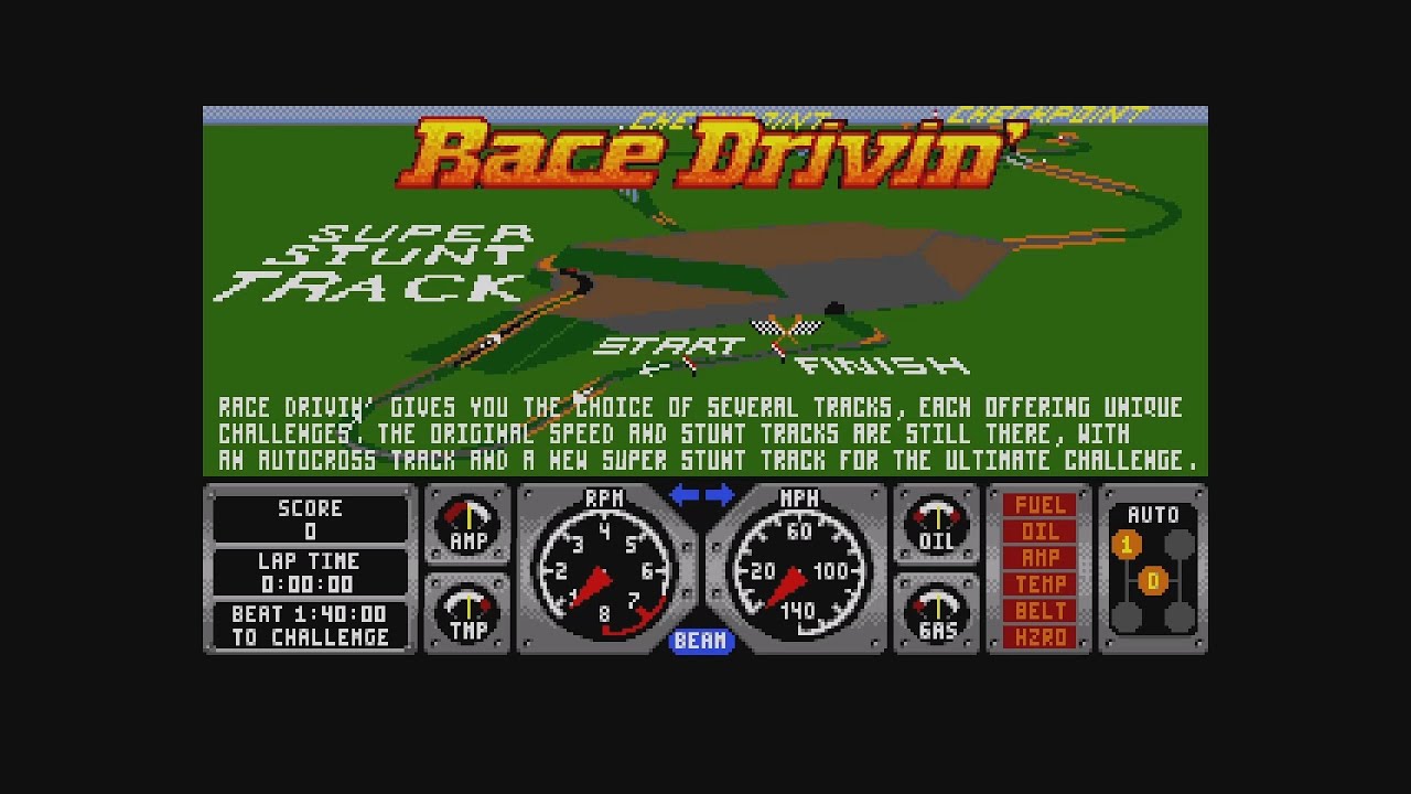 20 Mins Of...Race Drivin' Intro (US/Genesis) - YouTube