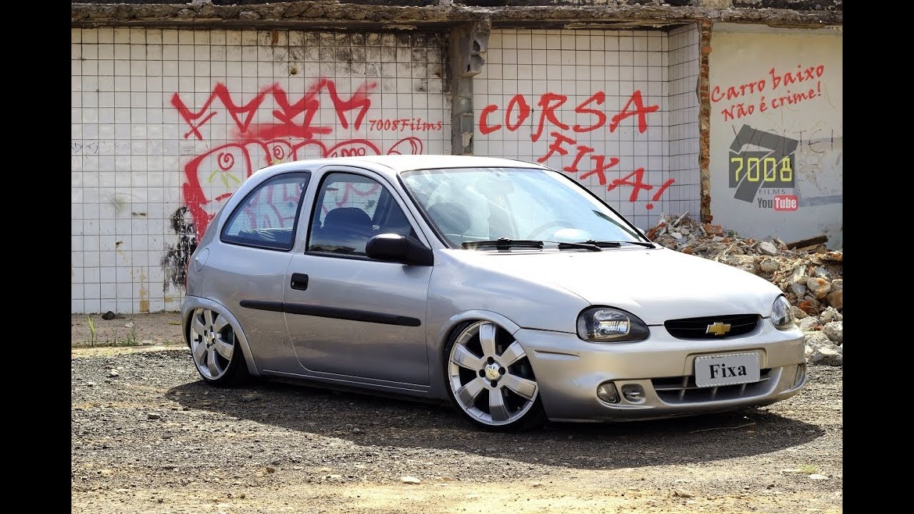 ENGOLE BORDA! Corsa 2000 Rebaixado Aro 17 Suspensão Fixa! - Canal ...