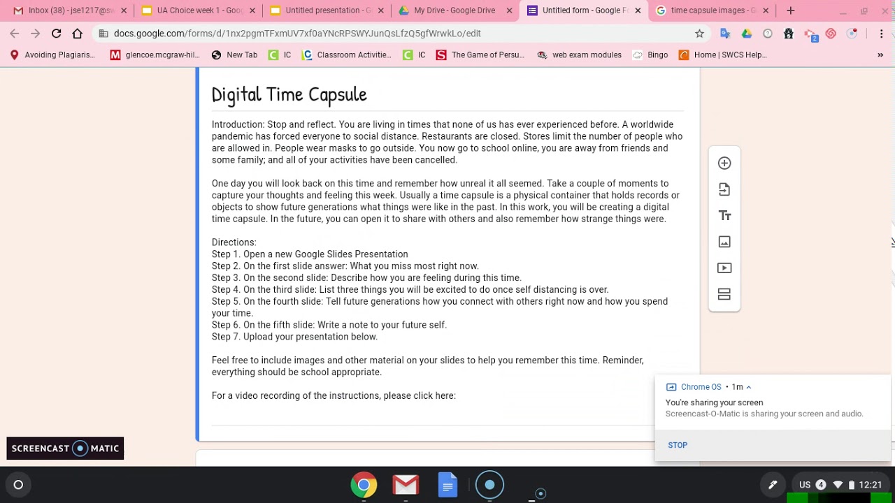 Digital Time Capsule - YouTube