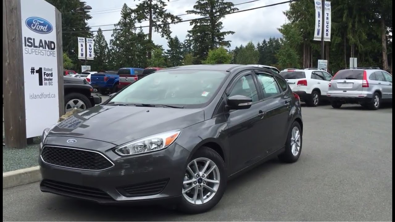 2016 Ford Focus SE Hatch W/ Backup Camera Review | Island Ford - YouTube