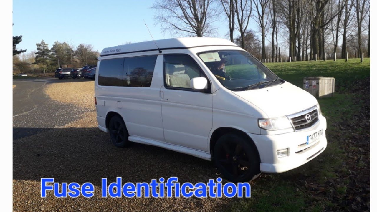 Mazda Bongo. Secondary Wiring Loom. Fuse Identification. Leisure ...