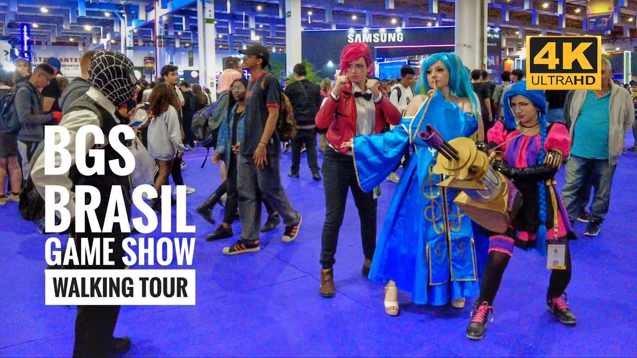 BGS Brasil Game Show São Paulo Tour | 4K Walk - YouTube