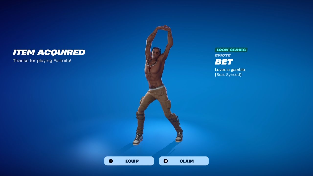 How To Get Bet Emote For FREE! (Fortnite) - YouTube