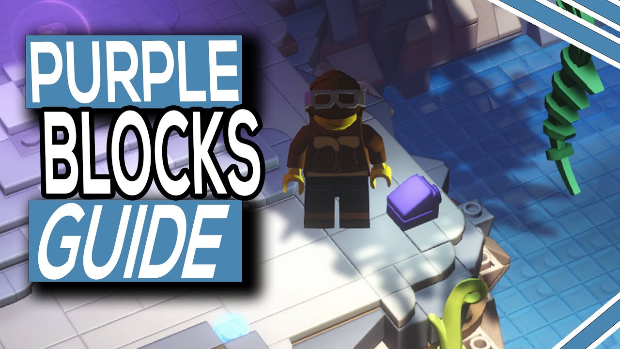 How To Use The Purple Blocks With Round Holes In LEGO Bricktales - YouTube