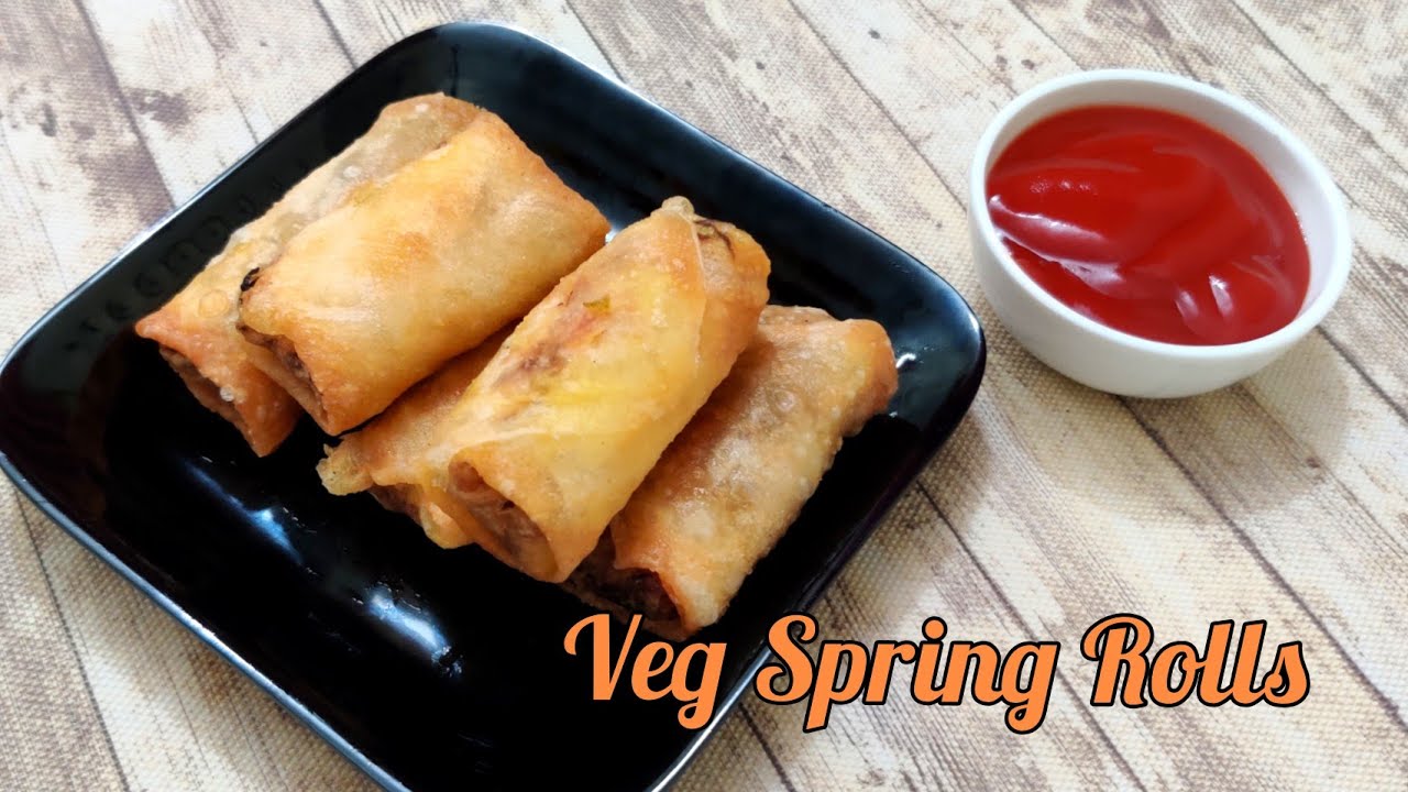 Veg Spring Rolls /Crispy vegetable Spring Rolls - YouTube
