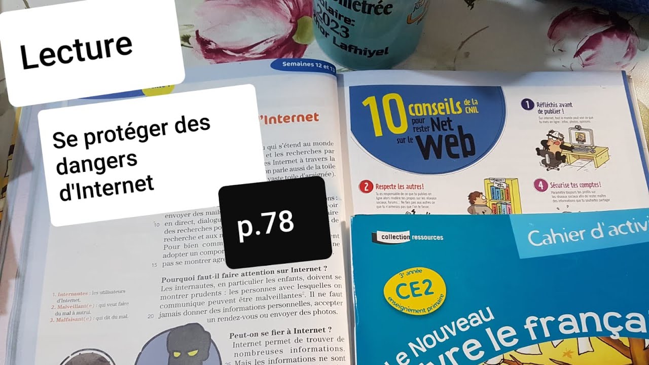 Lecture.Se protéger des dangers d'Internet.Le nouveau vivre le français ...