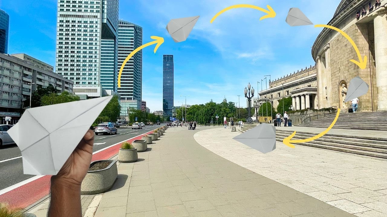 Boomerang Paper Airplane Very Easy | Origami Paper Airplanes That Fly ...