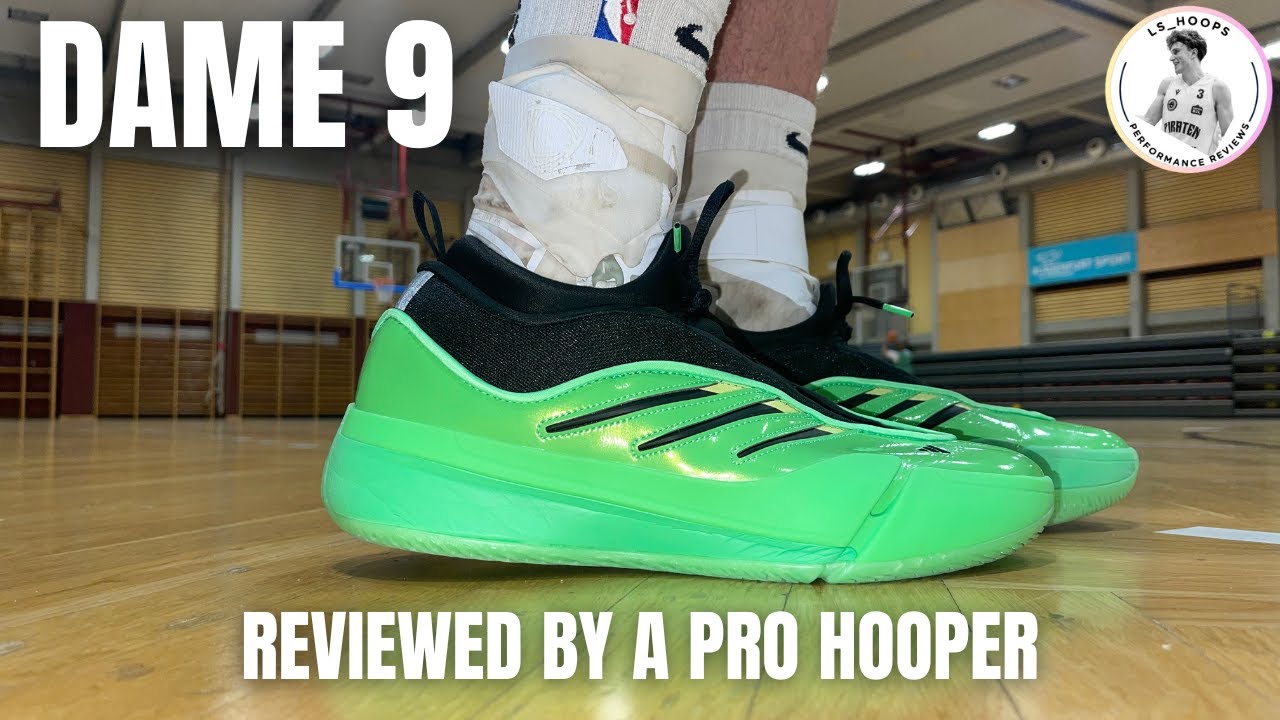 Adidas DAME 9 REVIEW by a professional basketball player - YouTube