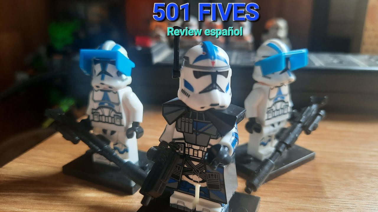 Star Wars Clone trooper Fives- Review en español- Toa Rinoceronte - YouTube