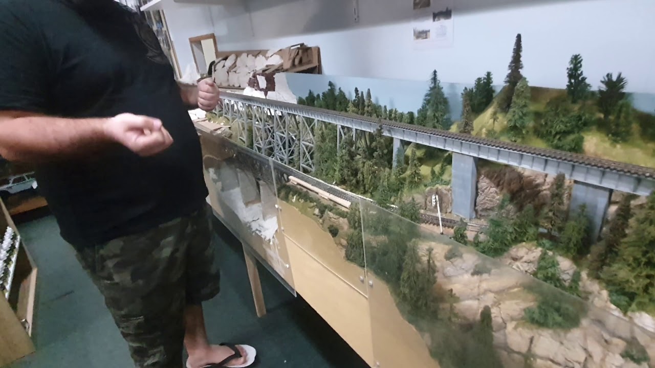 Mackay model train groups new layout - YouTube