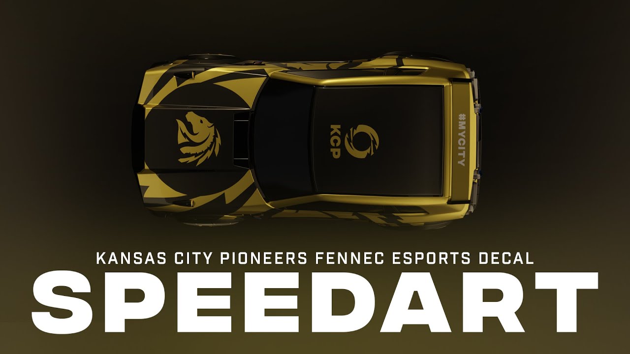 Kansas City Pioneers Rocket League Fennec eSports Decal - SpeedArt ...