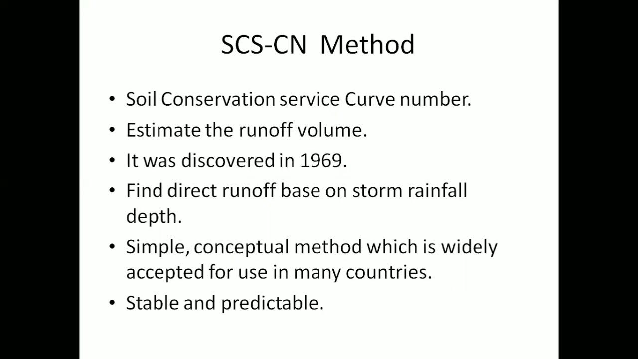 SCS-CN Method (Part-2) - YouTube
