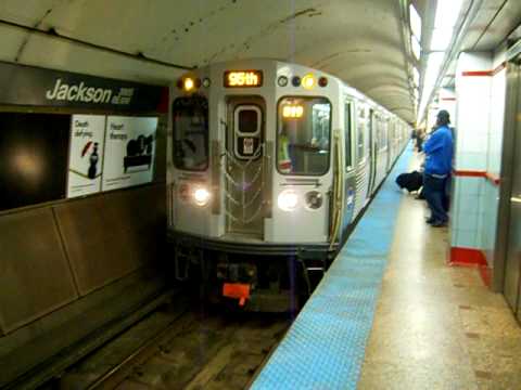 New CTA 5000-series 'L' Cars at Jackson - YouTube